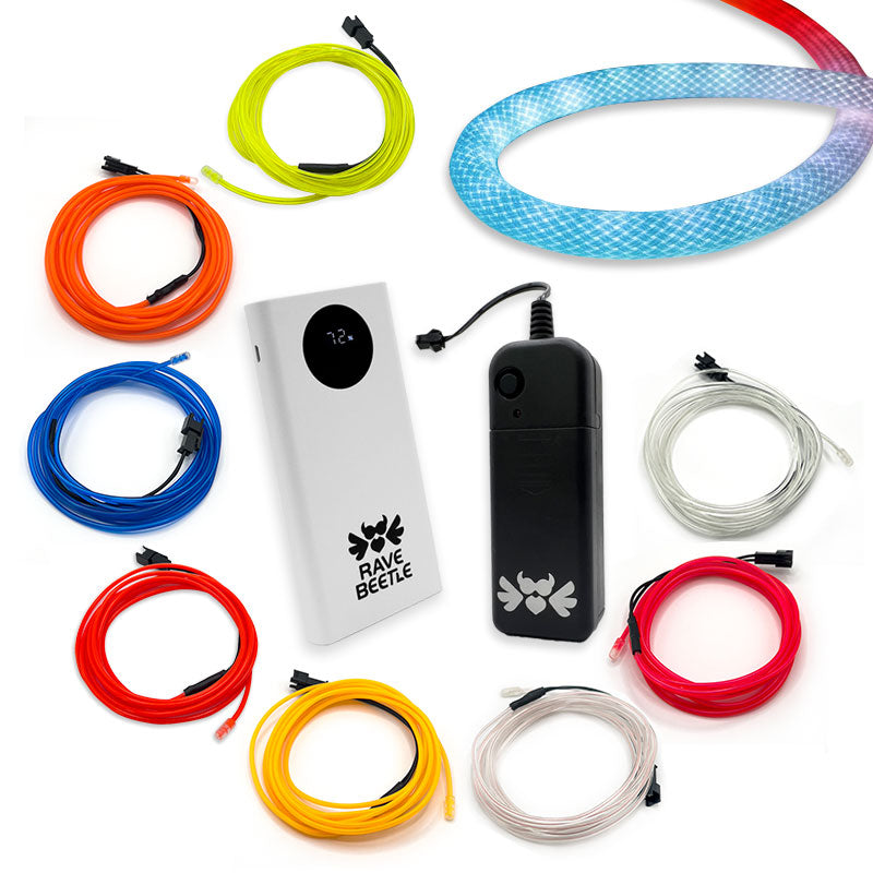 Ravebeetle Anti Theft LED Hydration Packs – Festival Backpack – RaveBeetle
